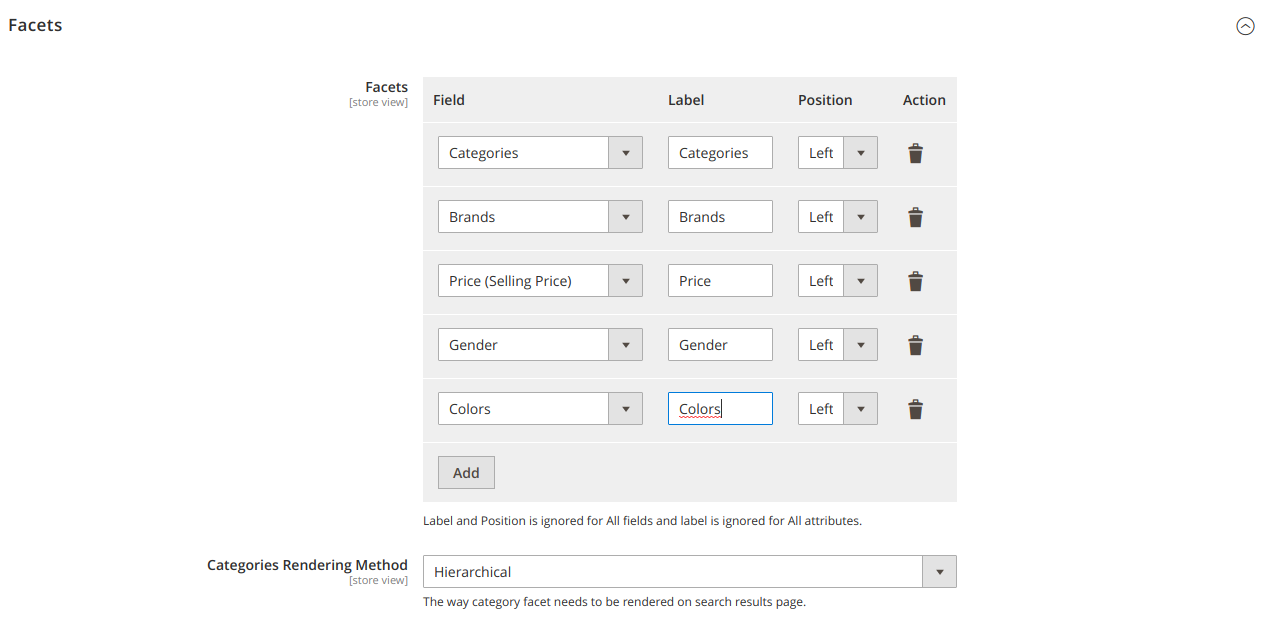 Facets - Wizzy User Docs