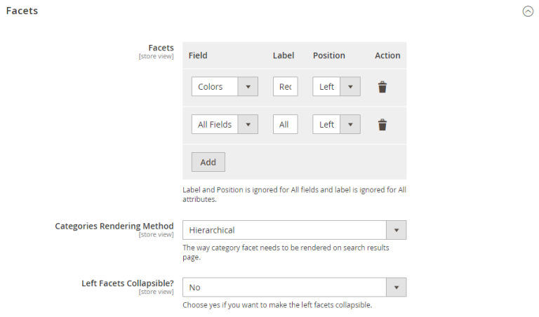 Facets - Wizzy User Docs